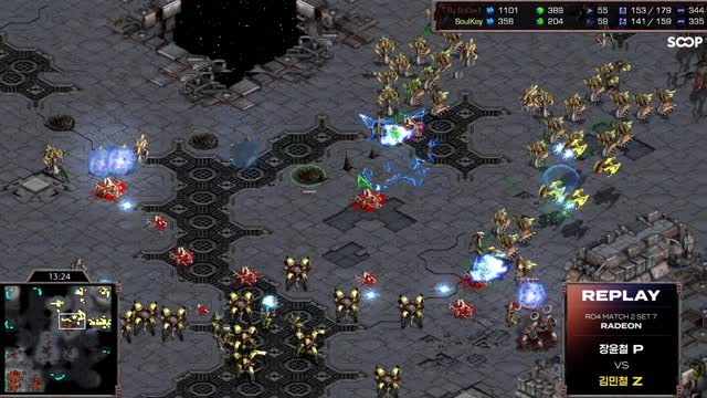 [클립][장윤철 vs 김민철] ASL S19 4강 2경기 | SOOP VOD