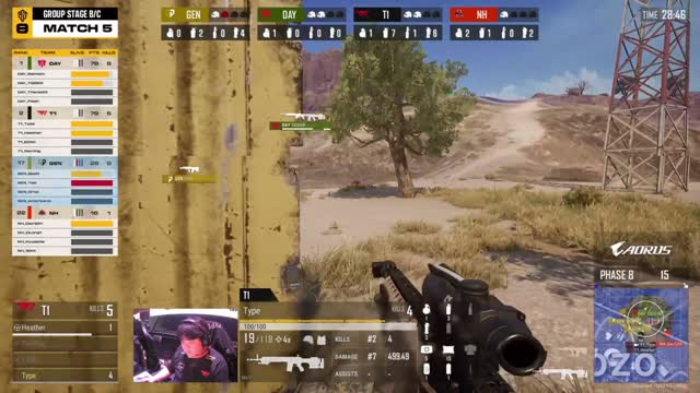 [캐치]TOP4에서 남은 인원 다 쓸어버리고 치킨뜯는 T1 PGS8 20250513 매치 5 | SOOP VOD