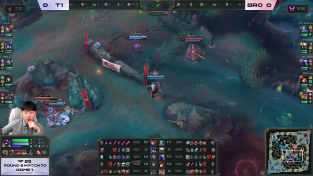 [캐치]T1 vs BRO | LCK CL ROUND 22 | SOOP VOD