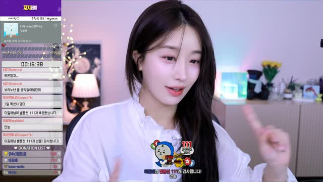 [클립] 마이민♡에게 별풍선 5721개 선물 | SOOP VOD