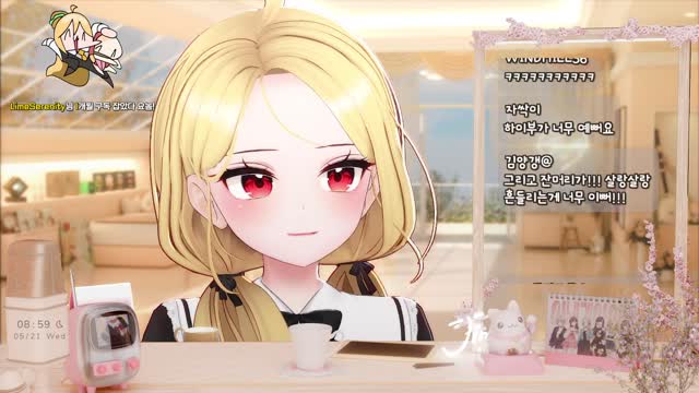 [클립]🍔: 우리 또 디자인은 찡찡이 일러레가 도와줬어요 / 찡찡이 스타일 대로 귀엽게 옷도 보면 러블리한게 지같이 만들었어 ...