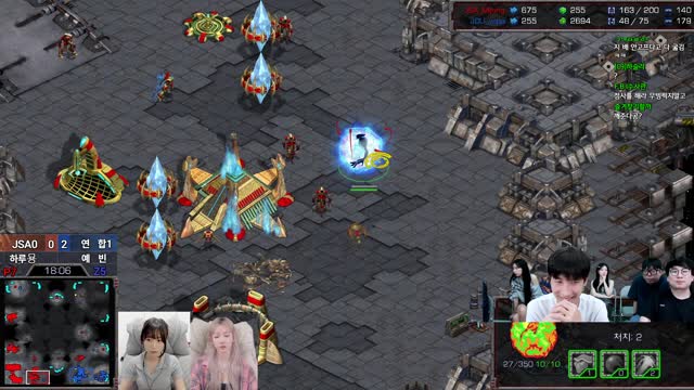 [클립]JSA)8티어 CK JSA 하루묭 0 vs 2 예빈 연합 set 0:1 오늘 지면 진짜 죽습니다.. | SOOP VOD