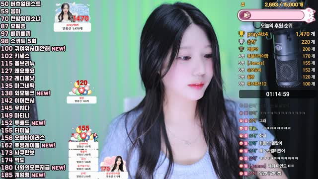 [클립] 츄연。에게 별풍선 2870개 선물 | SOOP VOD