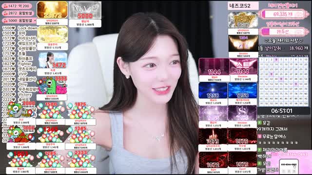 [클립] 앙체리♥에게 별풍선 5000개 선물 | SOOP VOD