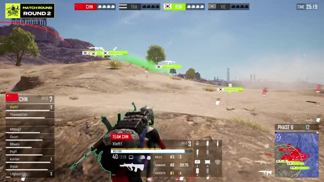 [클립]2025 PUBG ASIA ALL STAR 미라마 한국팀 치킨!!!! | SOOP VOD