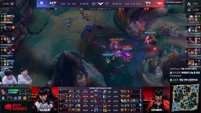 [클립]김민교x칸 LCK T1 vs KT Road to MSI #LckWatchParty | SOOP VOD