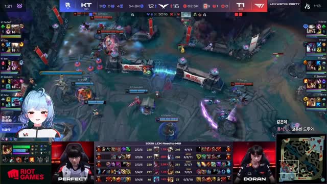 [클립]민결희) KT 탈락.. 민결희 반응 ㅠㅠ [KT vs T1] | SOOP VOD