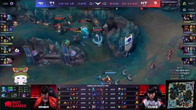 [캐치]lck T1vsKT T1 MSI 가자!!!!! #LckWatchParty | SOOP VOD