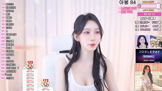 [클립][신입 여캠] 튜브배 슈퍼맨123개 오픈day / 172개 시그랜덤 룰렛 개시 | SOOP VOD