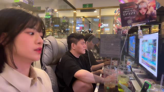 [클립]타요 수야 봉준 PC방에서 썬데이 메이플 즐기기 | SOOP VOD