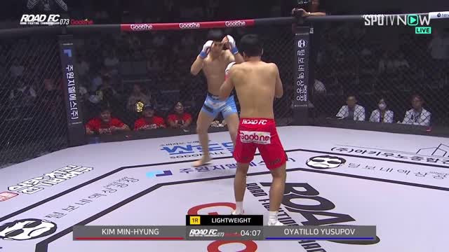 로드FC 073🥊김민형 vs 틸러 ,1 라운드 | SOOP VOD