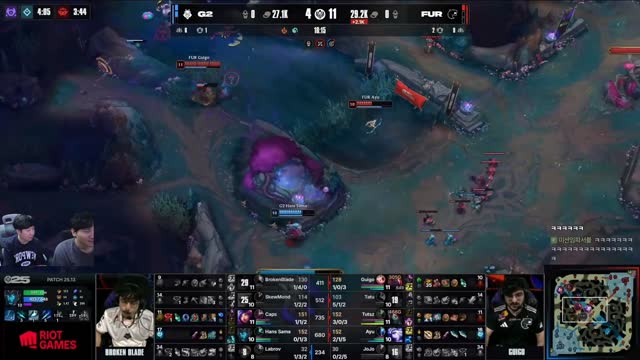 [캐치]김민교 MSI G2 vs FUR 플레이 인 스테이지 | SOOP VOD
