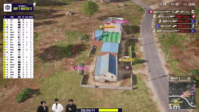 [클립] 2025 PWS STAGE 1 1일차 3라운드 GP VS SGA 교전 | SOOP VOD