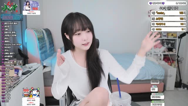 [클립] 쥬쥬쥬세요에게 별풍선 166개 선물 | SOOP VOD