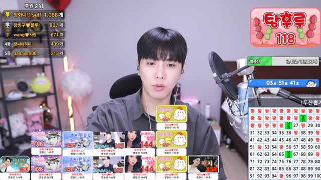 [클립] BJ왕씨에게 별풍선 153개 선물 | SOOP VOD