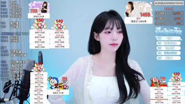 [클립] DJ로로에게 별풍선 1455개 선물 | SOOP VOD