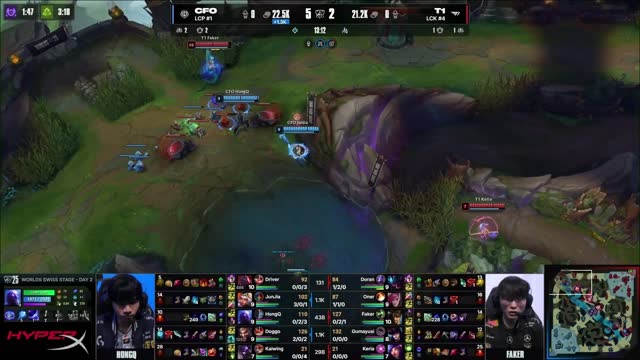 [캐치][CFO vs T1] 2025 Worlds SWISS STAGE DAY2 | SOOP VOD