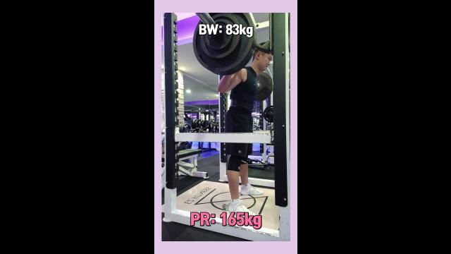 [캐치]체중 2배 스쿼트 PR 165kg 달성!! | SOOP VOD