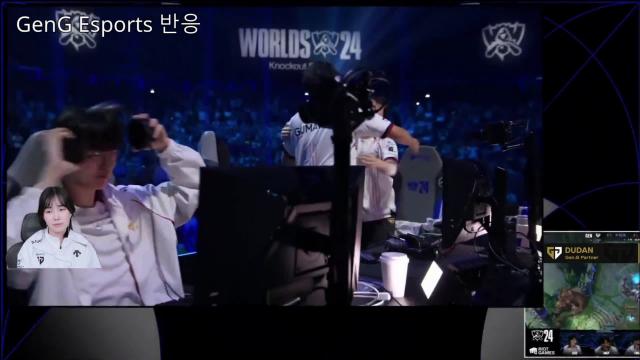 [클립][T1 vs GEN] 2024 Worlds KNOCKOUT STAGE DAY6 SEMIS - 반응 모음 | SOOP VOD