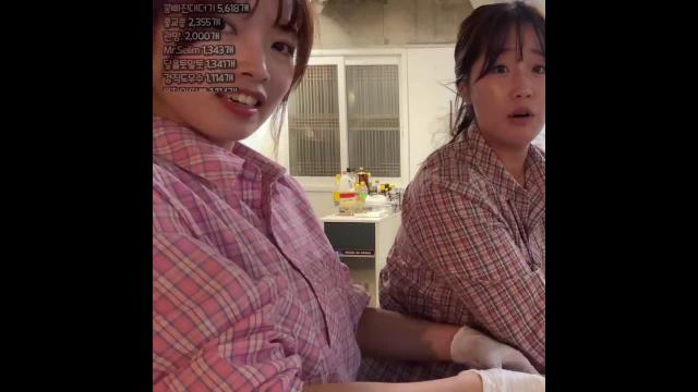 [xx디질래]일본인한테 파김치 담그는법 알려주기 찌리x유롬x호쿵 | SOOP VOD