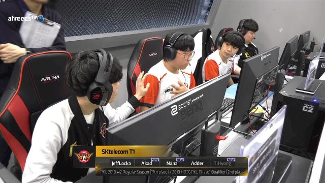 나나 ㅗSKT T1 데뷔전 공식방송 cut | SOOP VOD