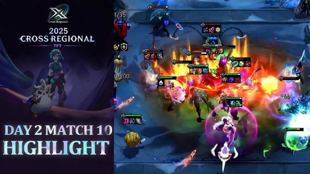 DAY2 MATCH10 하이라이트 | 2025 크로스 리저널 - TFT | SOOP VOD