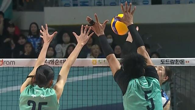 3연속 블로킹으로 높이를 보여주는 GS칼텍스 | SOOP VOD