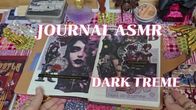 [JOURNAL ASMR] [빈티지다쿠] dark theme [수면ASMR] [Journal Relaxing Sound]ダイアリ ...