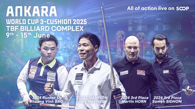 ANKARA World Cup 3-Cushion 2025 | SOOP VOD