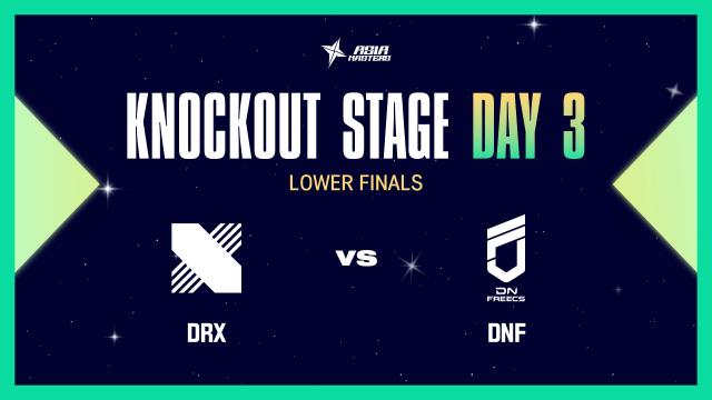 DRX vs DNF | Knock Out Stage Round 3 | 10.12 | 2025 아시아 마스터즈 | SOOP VOD