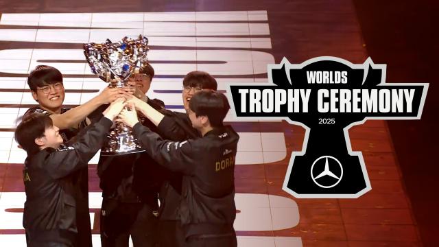 2025 월드 챔피언십 트로피 세리머니 presented by Mercedes-Benz | SOOP VOD